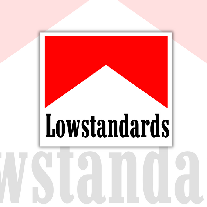 LOW STANDARDS - STICKER - MARLBORO